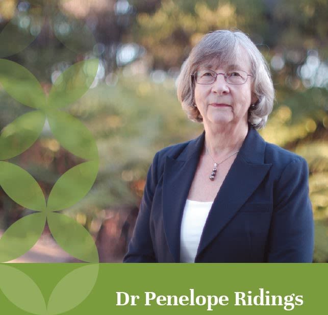 Introducing Dr Penelope J. Ridings